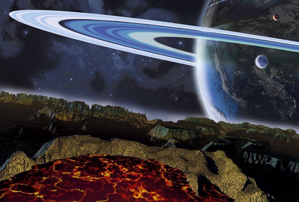 ESPACE infographies et illustrations de science-fiction